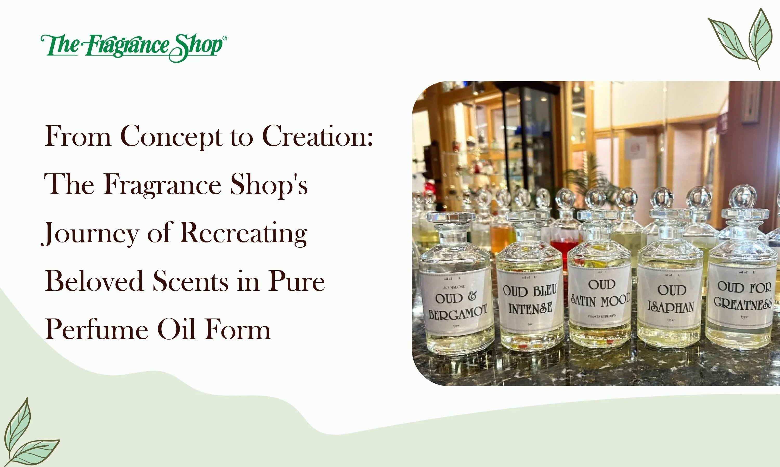 The Fragrance Shop's Journey of Recreating Beloved Scents in Pure Perf ...